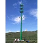 hot dip galvanized steel pole monopole communication antanna tower for telecom