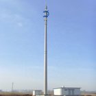 hot dip galvanized self supporting communication antenna pole for telecom tower