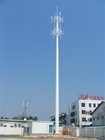 self supporting steel pole mobile phone cell site telecom signal tower