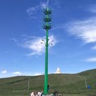 self supporting telecommunication antenna steel pole mast tower