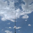 100m triangular guy wire mast telecom network communication equipment wind measurement guyed tower