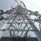 hot dip galvanized communication bts fm radio tv satellite tubular steel 3 legs lattice telecom tower