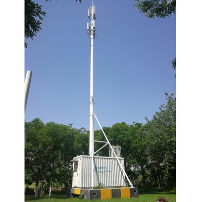 Telecom steel pole monopole mobile cell site antenna tower