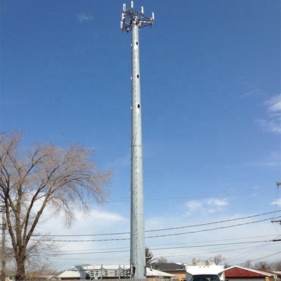 High quality monopole mobile antenna mast and GSM communication pole tower