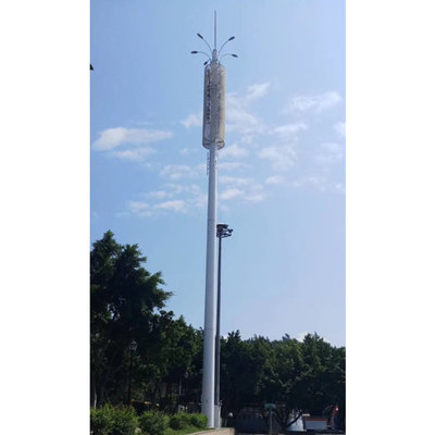 self supporting galvanized steel pole mobile telecommunication tower