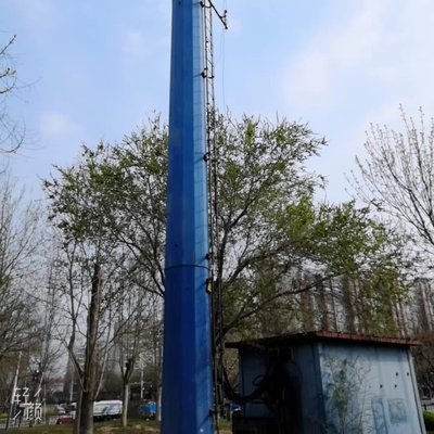 Steel Monopole Mast Galvanized Microwave 5g Tower
