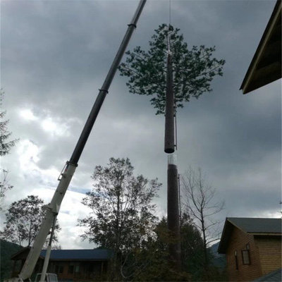 Camouflage Self Support Steel Pylon communication Product Antenna Pine Tree Tower