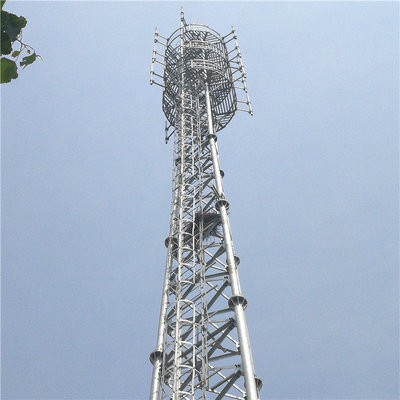 Hot dip galvanized 3 or 4 Legs Steel Tubular Telecom Antenna Tower