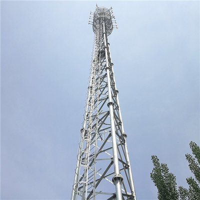 Hot dip galvanized 3 or 4 Legs Steel Tubular Telecom Antenna Tower